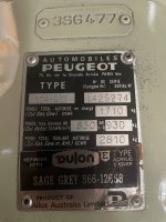 Peugeot 504 VIN and Engine Numbers | aussiefrogs - The Australian ...